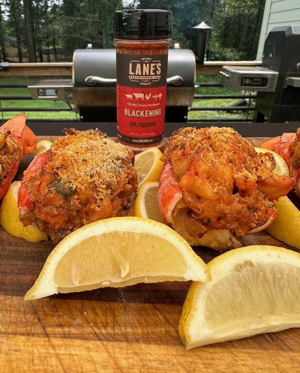 Crawfish Stuffed Lobster Tail