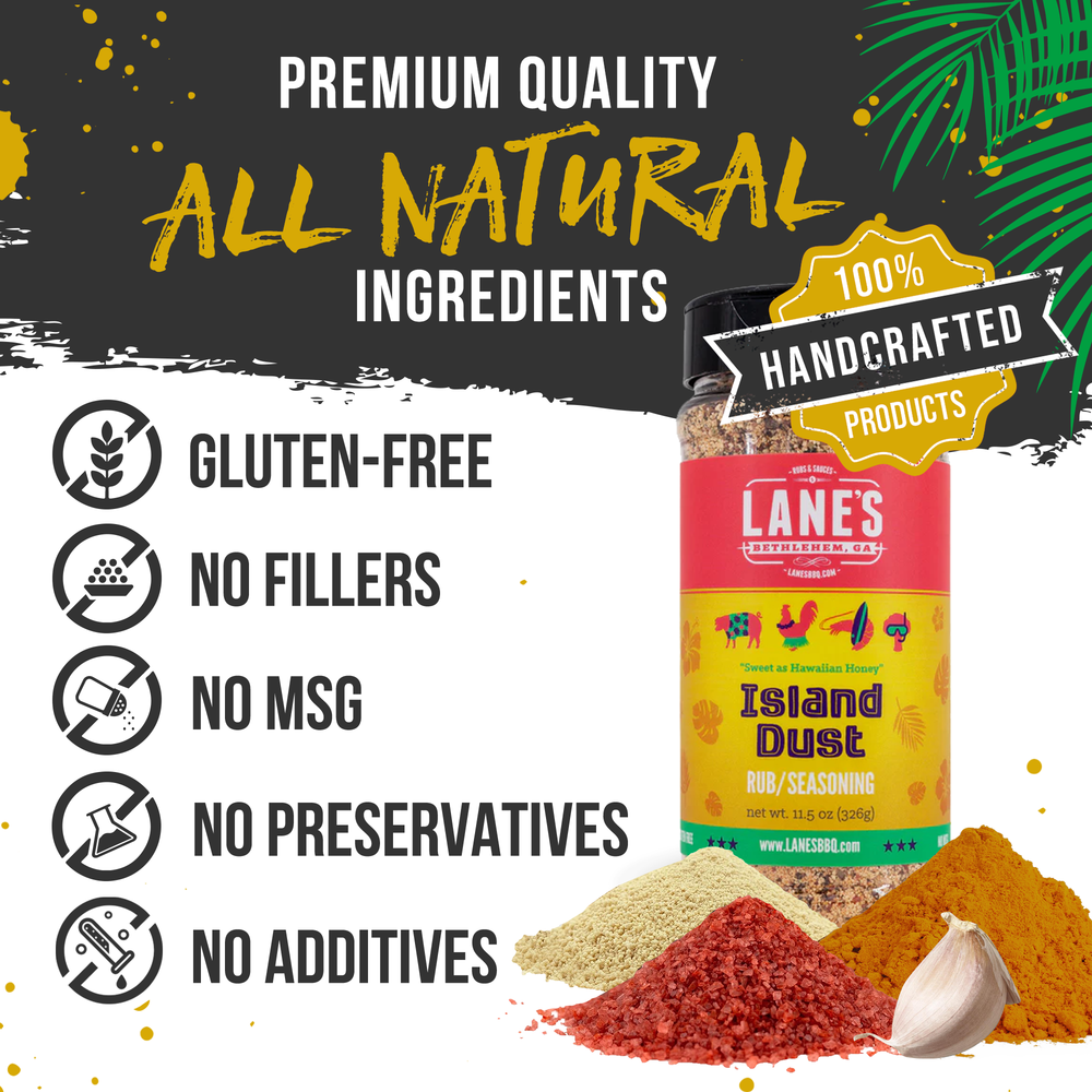 Island Dust – Hawaiian-Style Tropical BBQ Rub | Sweet & Smoky