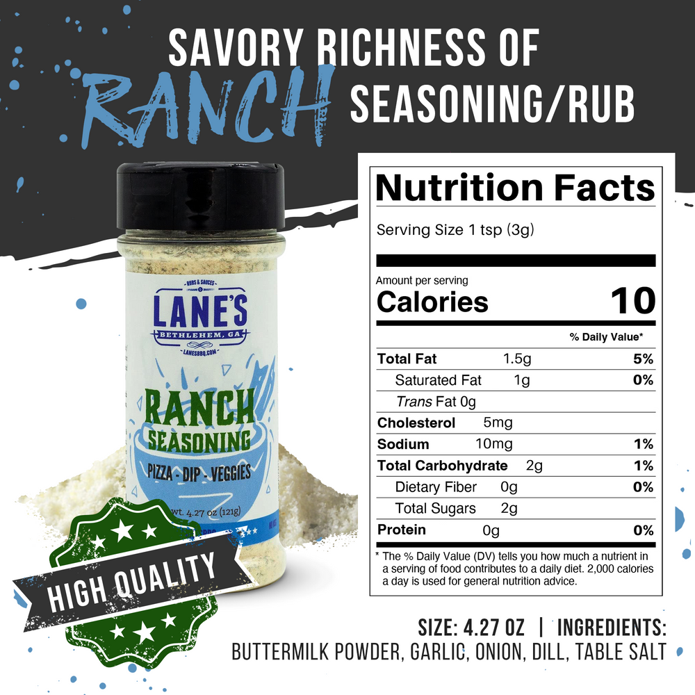 Ranch Seasoning | French Fry Rub | Dressing Mix