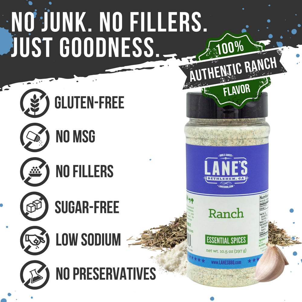 Best Ranch Seasoning | Ranch BBQ Rub & Dip Mix | Lane’s BBQ