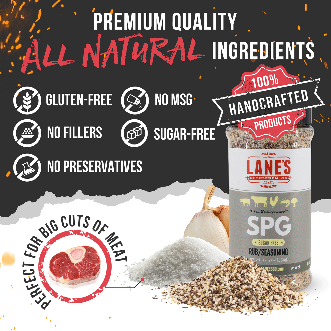 SPG Rub | Salt Pepper Garlic Seasoning