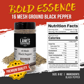 Lane's 16 Mesh Black Pepper | Coarse Ground Black Pepper