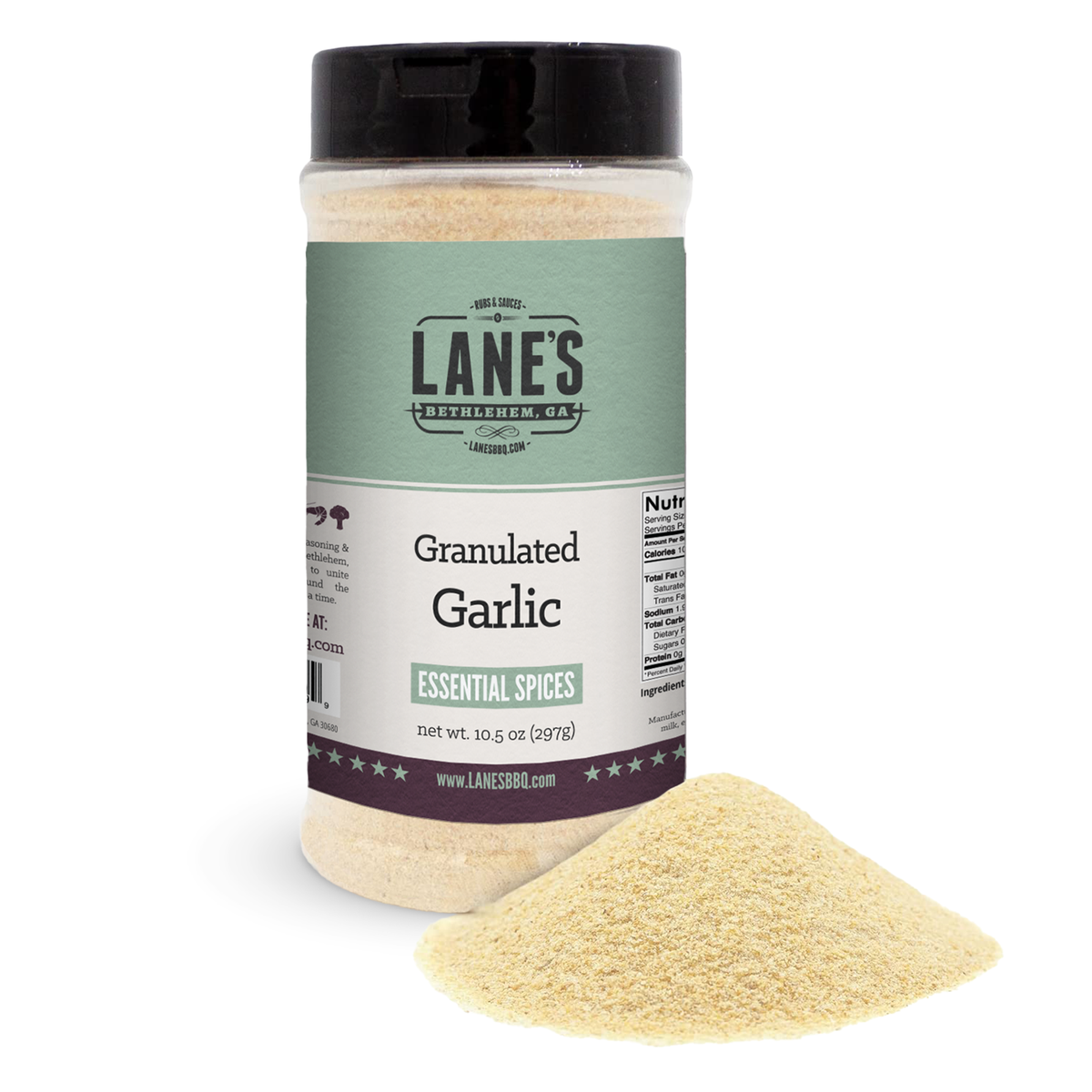 Best Garlic Powder for BBQ | Granulated Garlic Seasoning | Lane’s BBQ