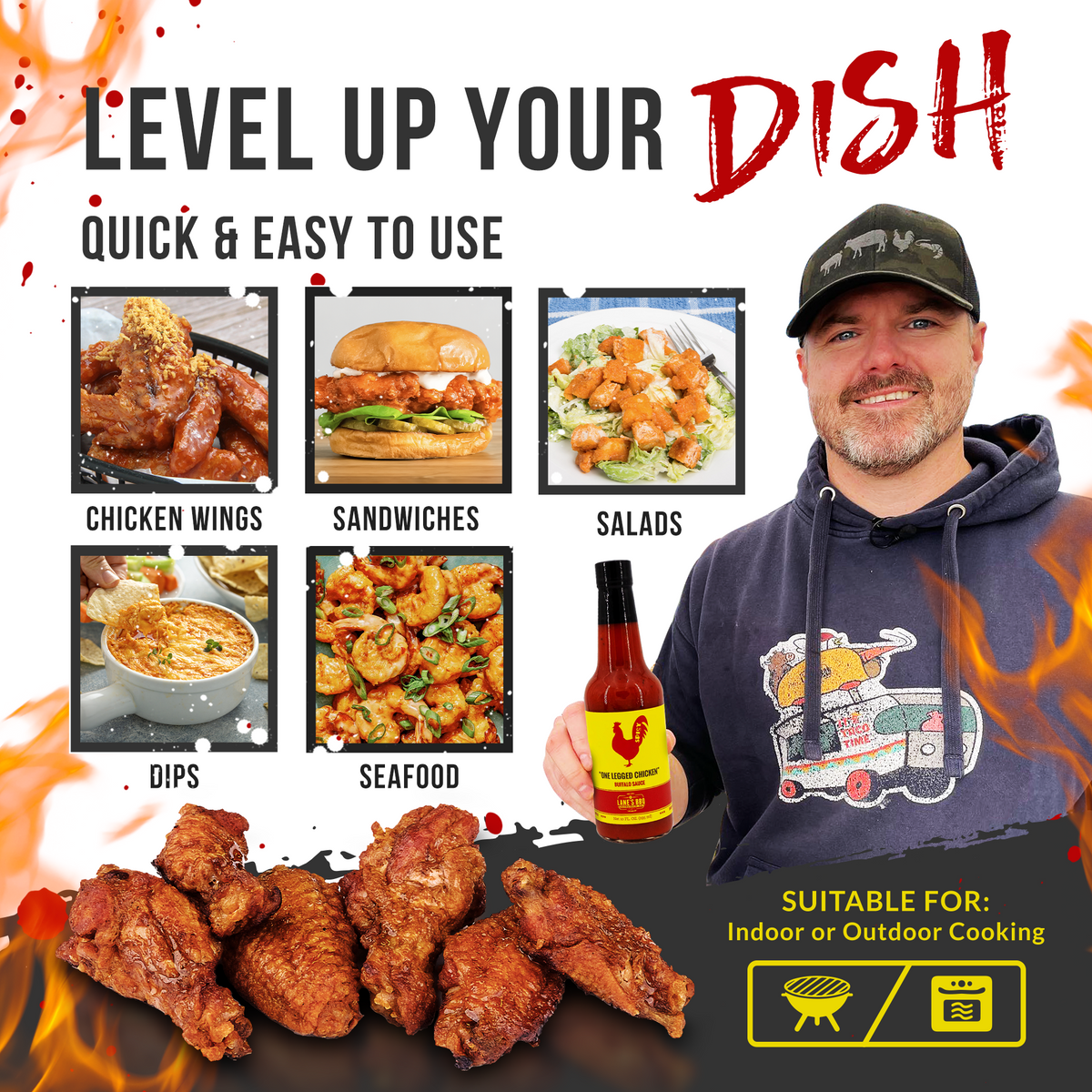 Buffalo Sauce - Lane's One-legged Chicken