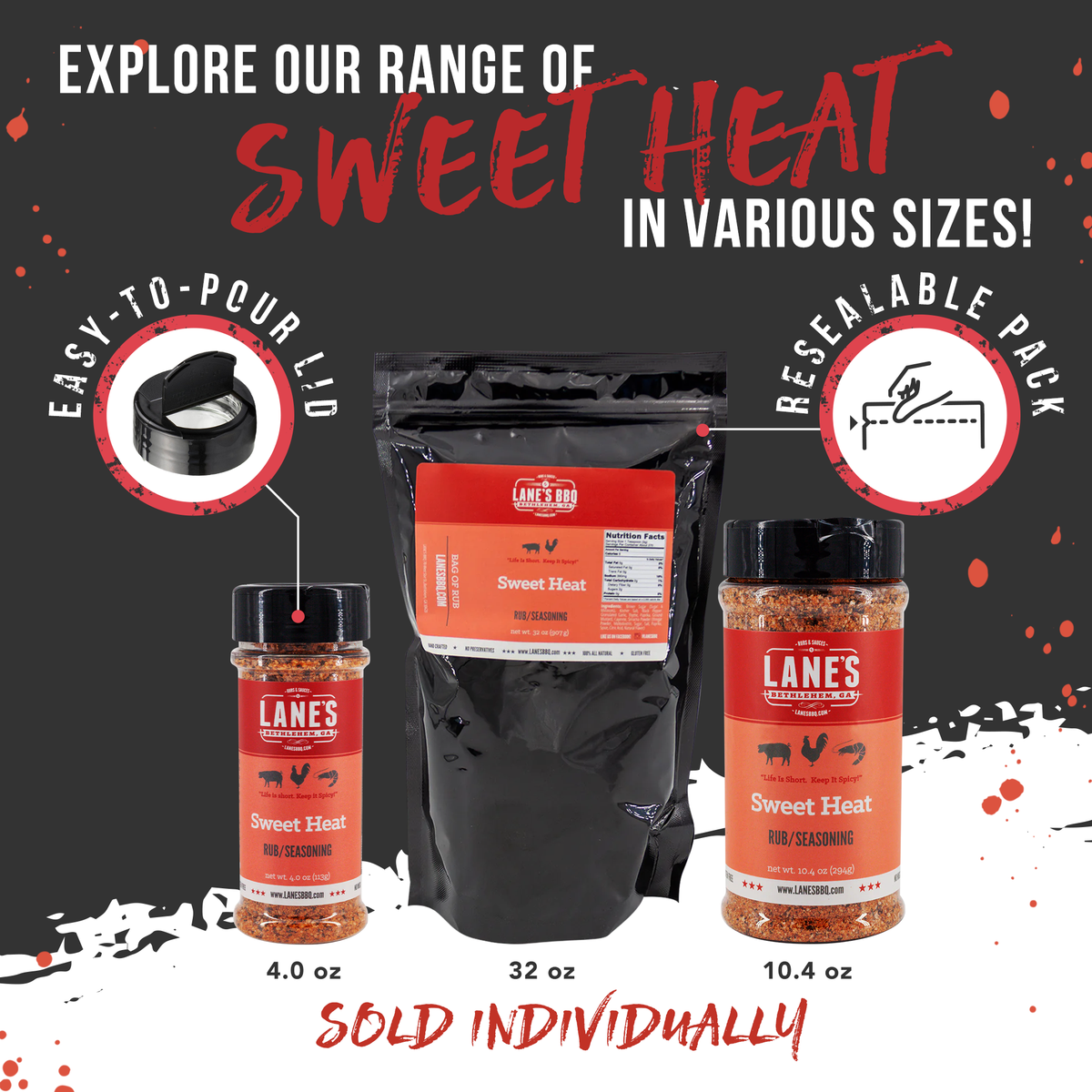 Sweet Heat Rub | All Natural | Wings | Ribs | Seasoning