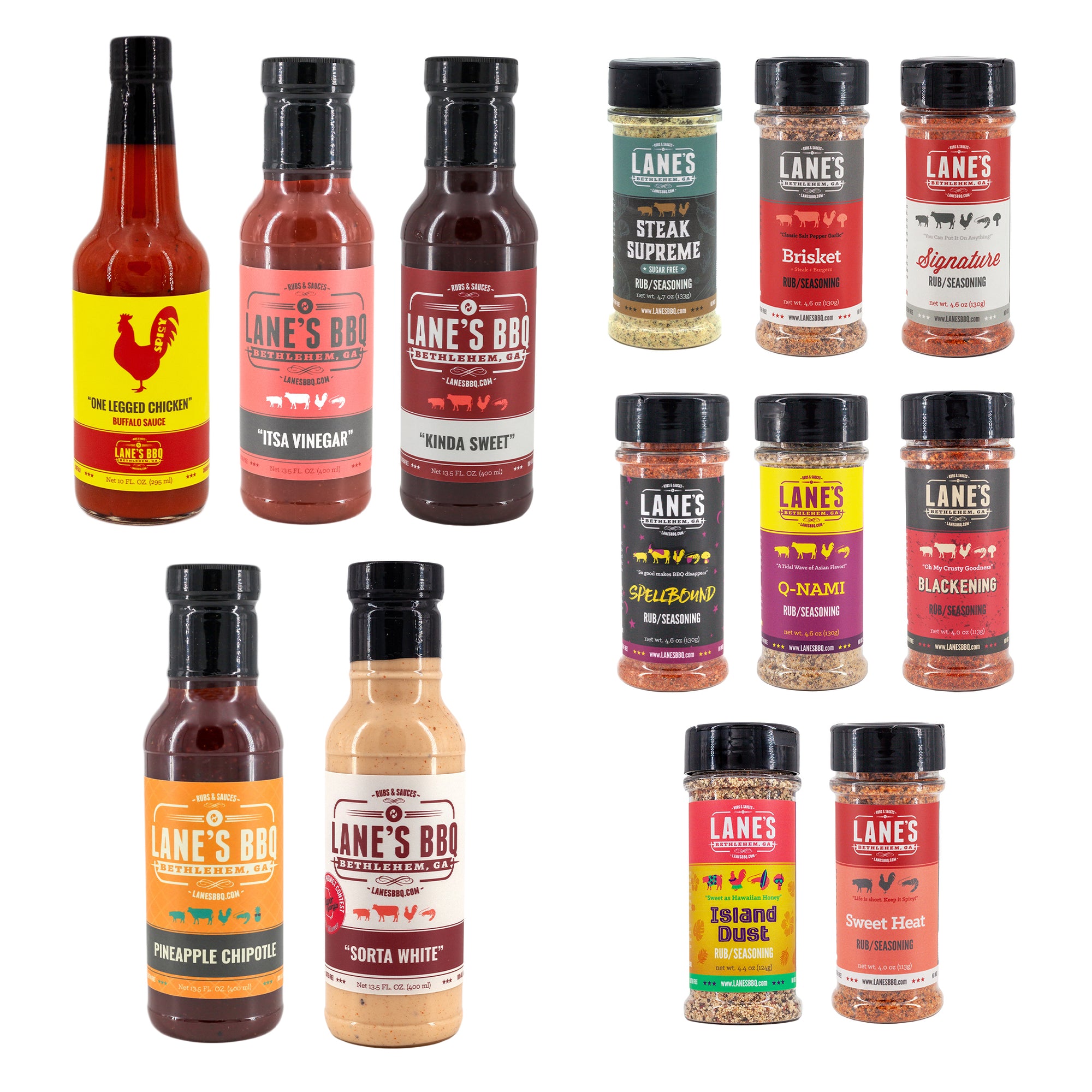 Most Popular Rubs & Sauces Set