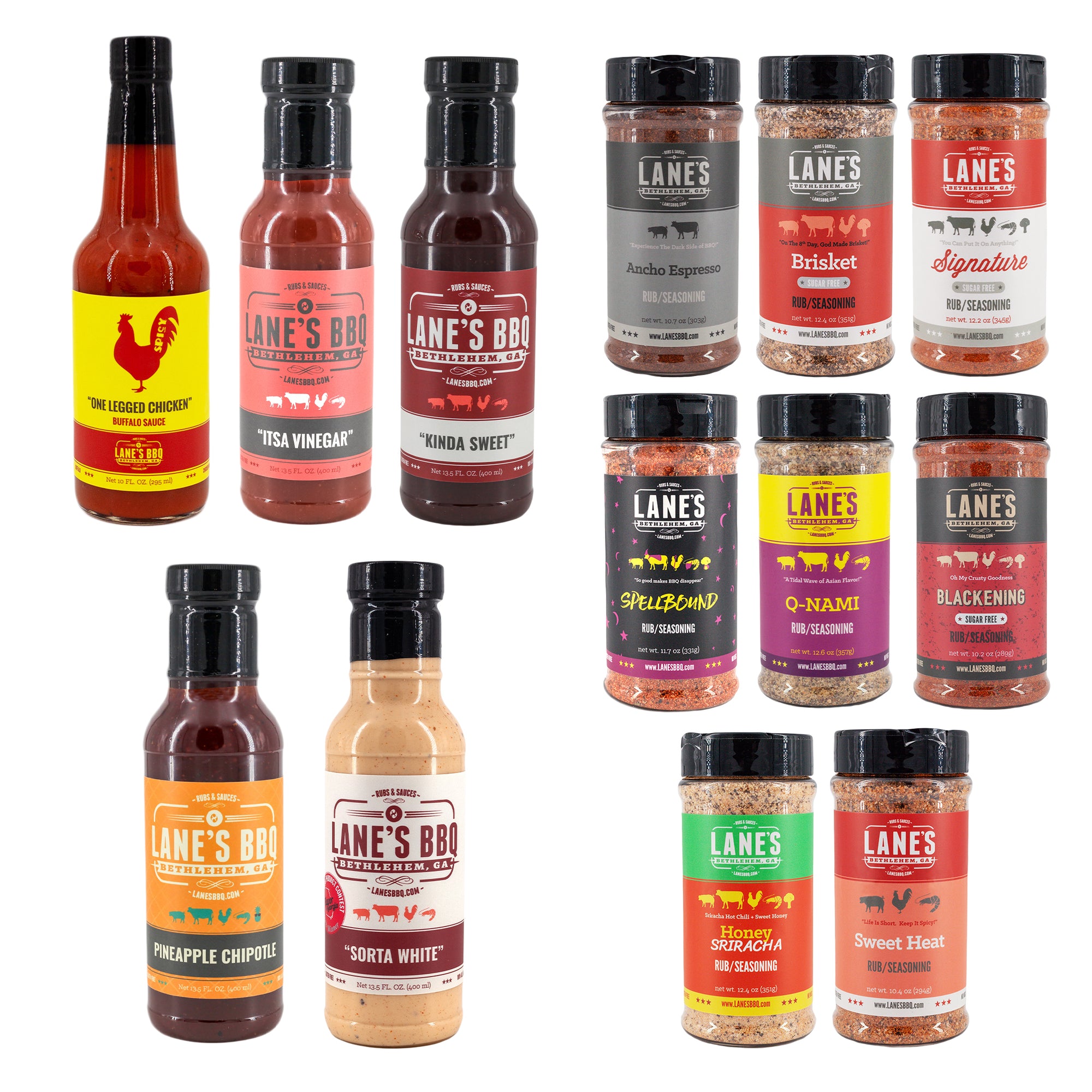 Most Popular Rubs & Sauces Set