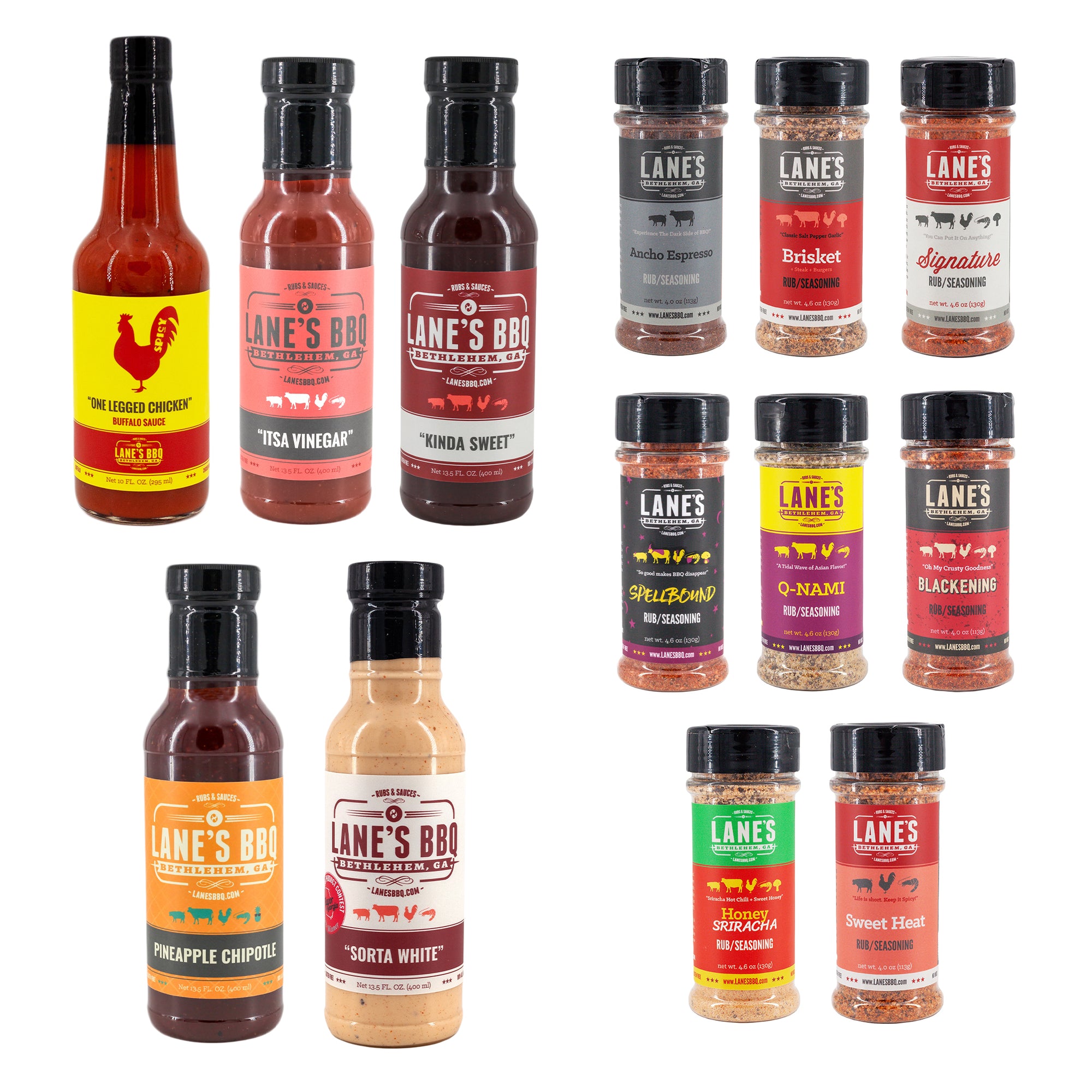 Most Popular Rubs & Sauces Set