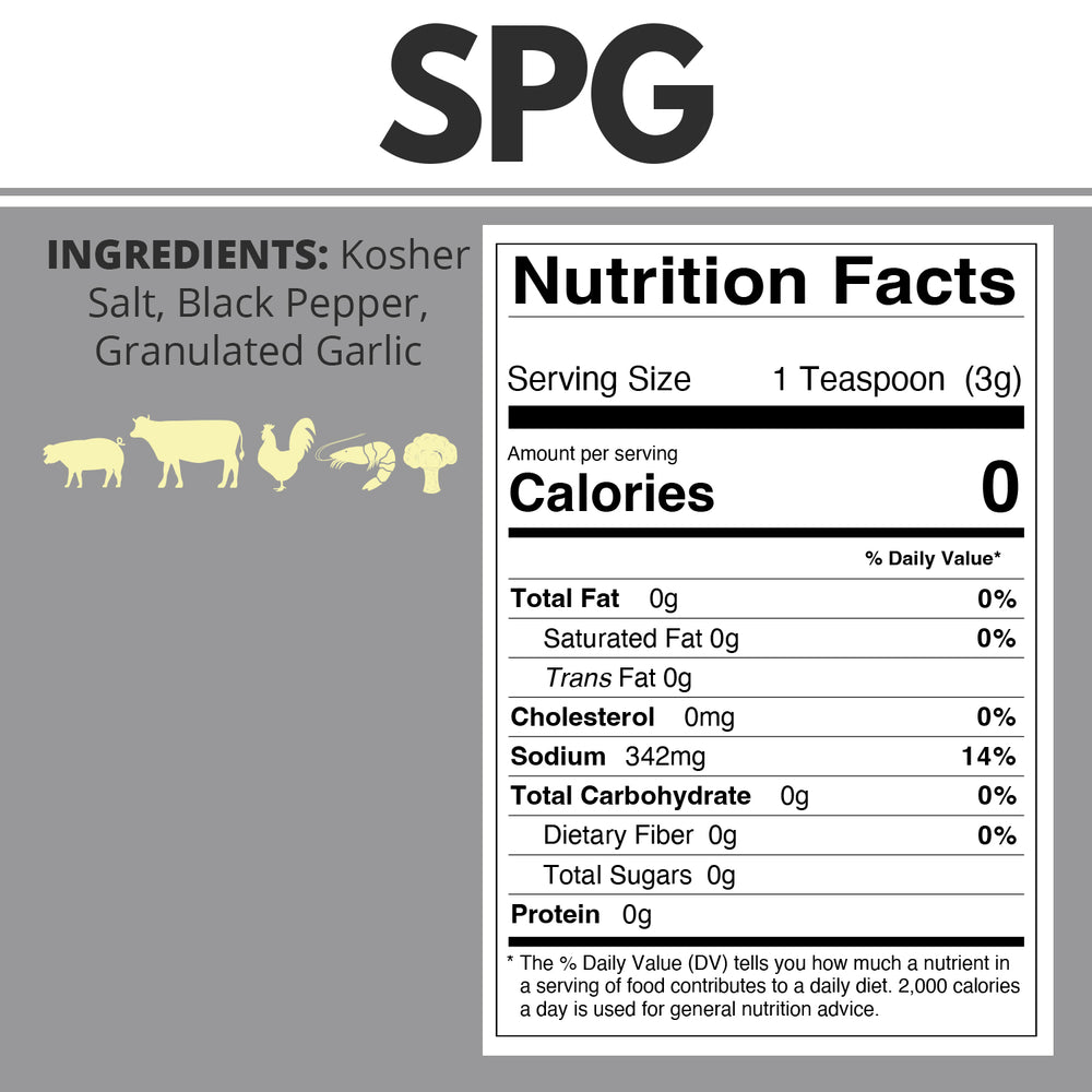 SPG Rub | Salt Pepper Garlic Seasoning