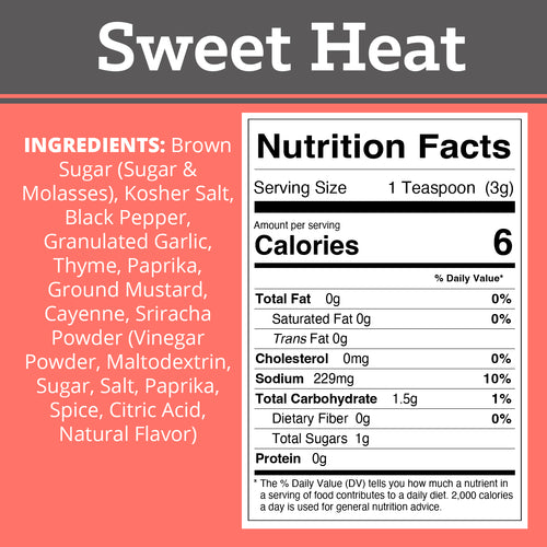 Sweet Heat Rub | All Natural | Wings | Ribs | Seasoning