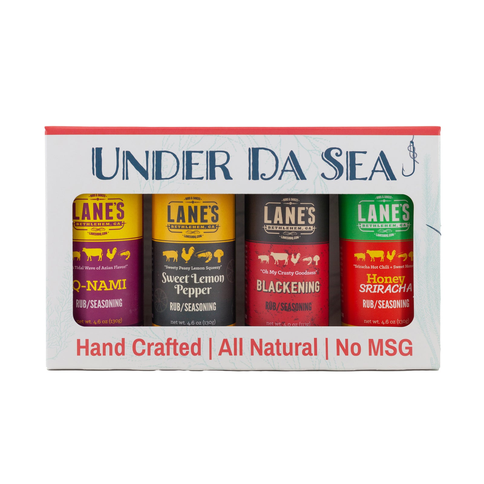 Under Da Sea 4 Rub Set | Best Seasonings for Seafood